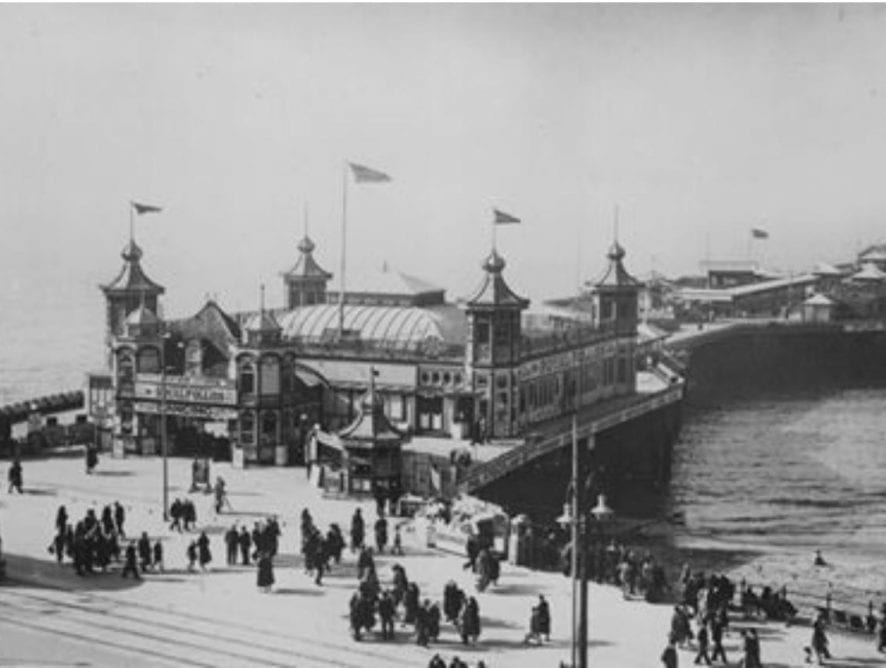 History of Blackpool Central Pier - take a look with Live Blackpool