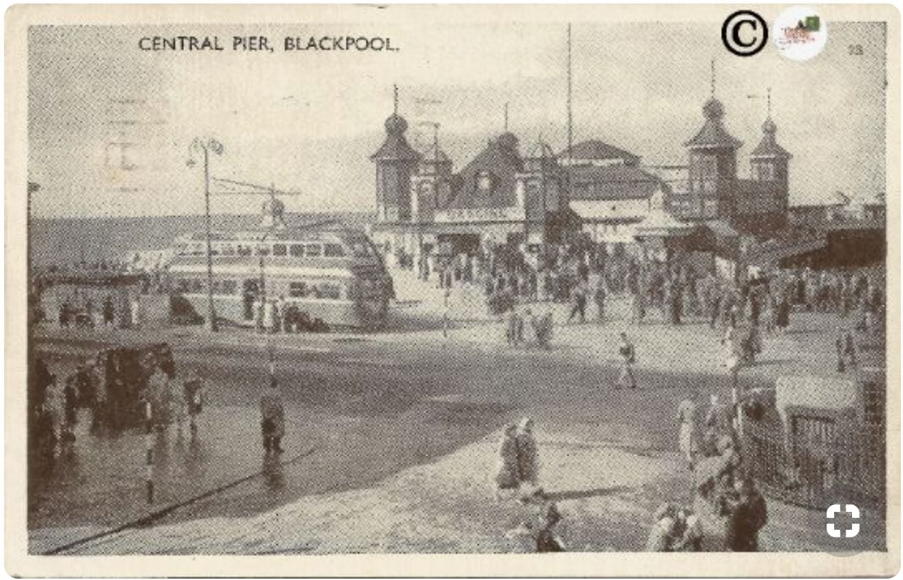 History of Blackpool Central Pier • take a look with Live Blackpool