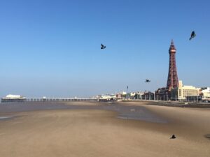 Explore seven miles of Blackpool Beach UK - Live Blackpool