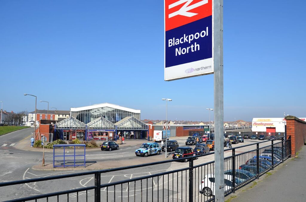 Blackpool North Railway Station • now and then with Live Blackpool