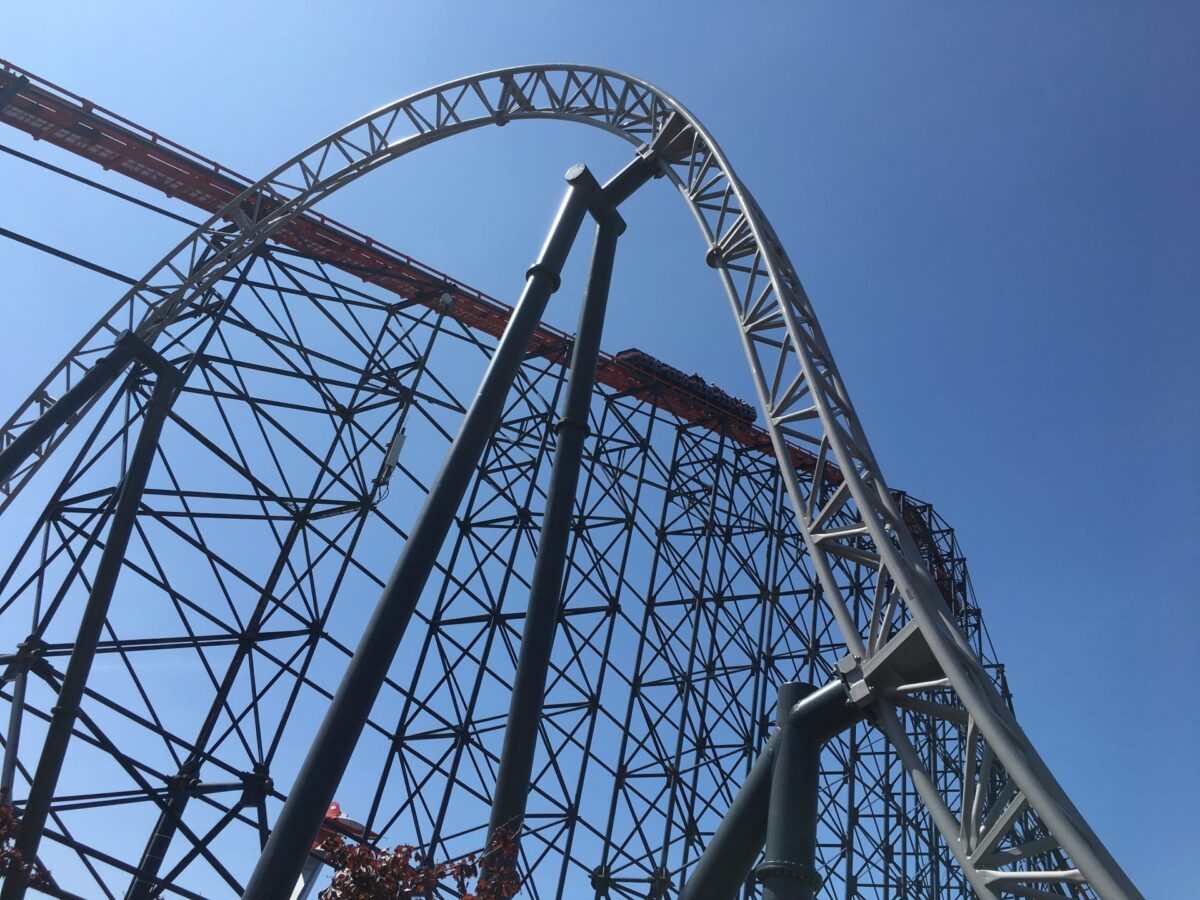 ICON the new Rollercoaster at Blackpool Pleasure Beach