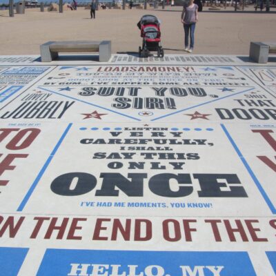 Comedy Carpet on Blackpool Central Promenade - Live Blackpool