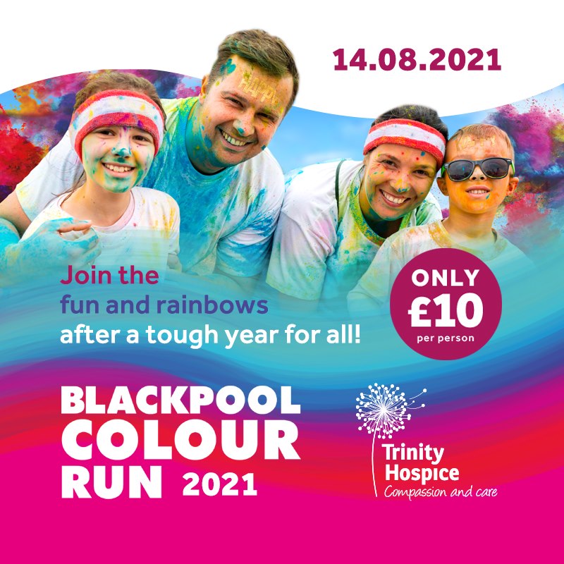 Blackpool Colour Run - have fun for Trinity Hospice! | Live Blackpool