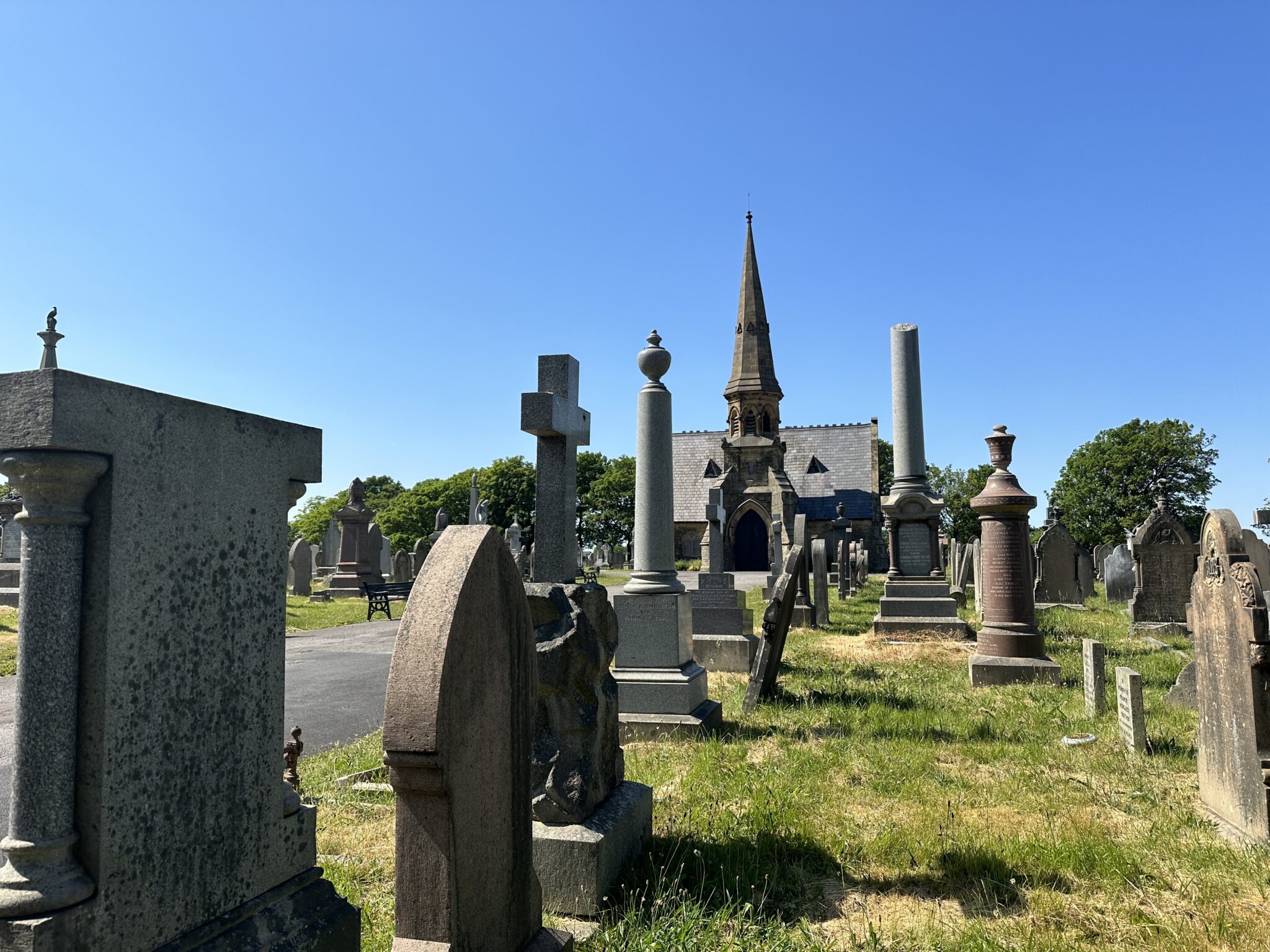 Layton Cemetery, the largest in the town • explore with Live Blackpool