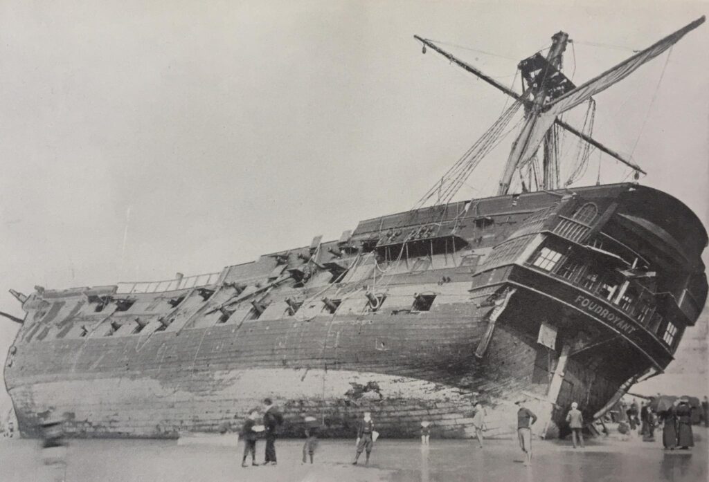 When HMS Foudroyant got wrecked off North Pier • Live Blackpool