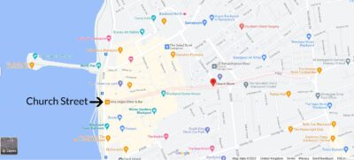 Church Street in Blackpool Town Centre • with Live Blackpool