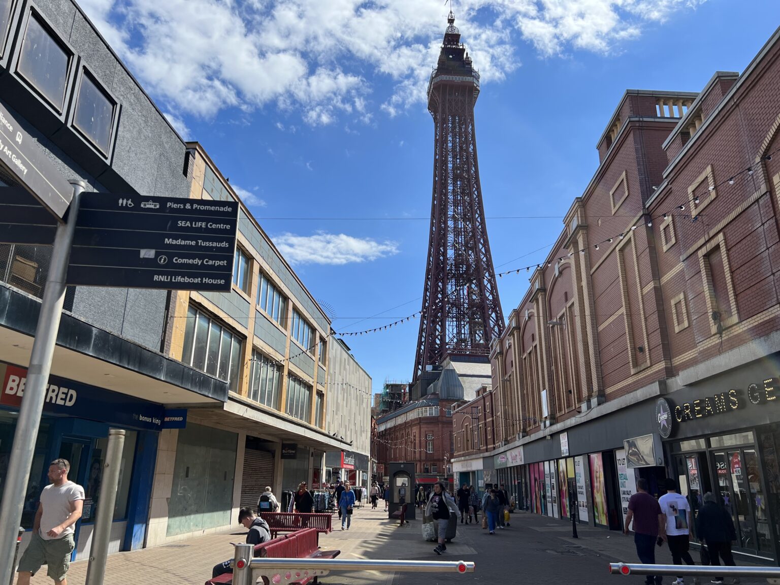 Bank Hey Street in Blackpool Town Centre • Live Blackpool
