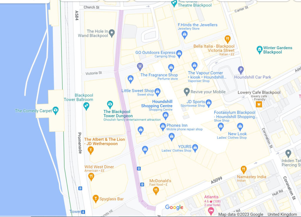 Bank Hey Street in Blackpool Town Centre • Live Blackpool