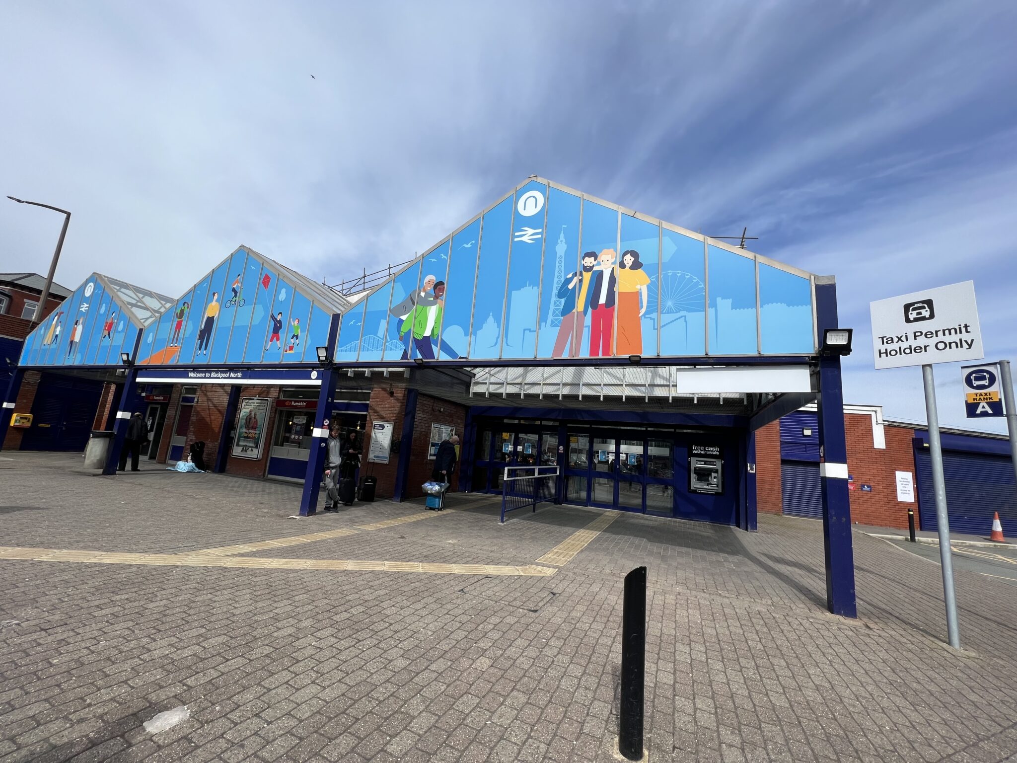 Blackpool North Railway Station • now and then with Live Blackpool