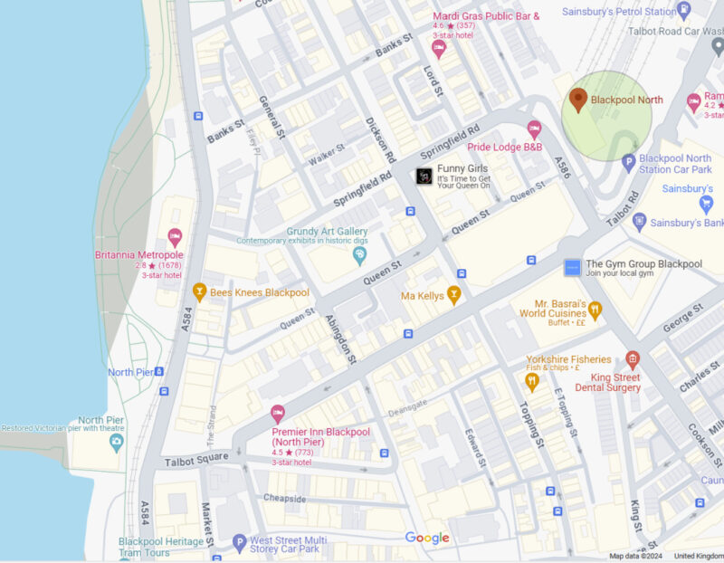 Blackpool North Railway Station • now and then with Live Blackpool