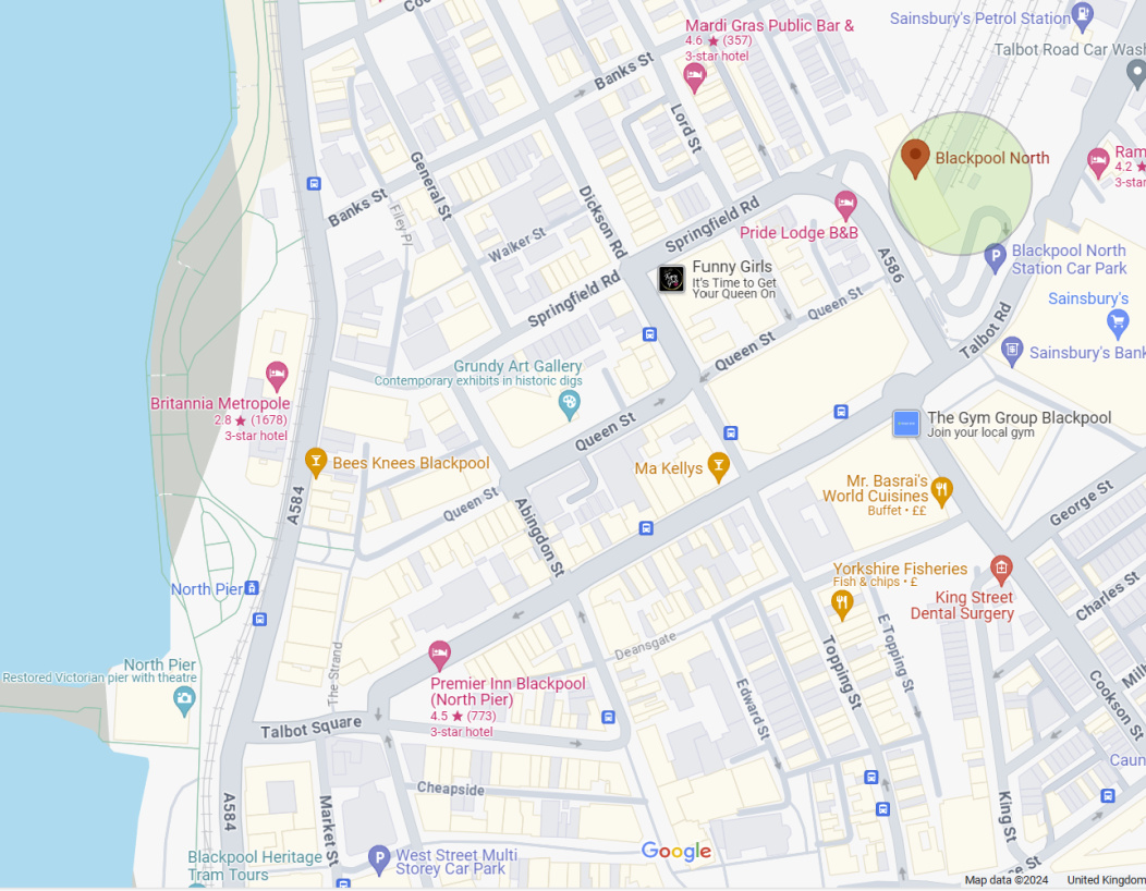 Blackpool North Railway Station • now and then with Live Blackpool