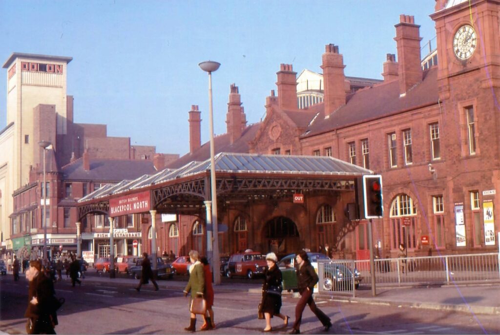 Blackpool North Railway Station • now and then with Live Blackpool