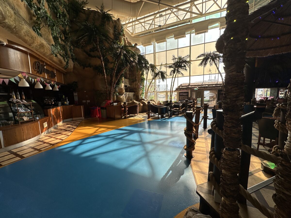 Waterfalls Cafe at Sandcastle Waterpark • with Live Blackpool